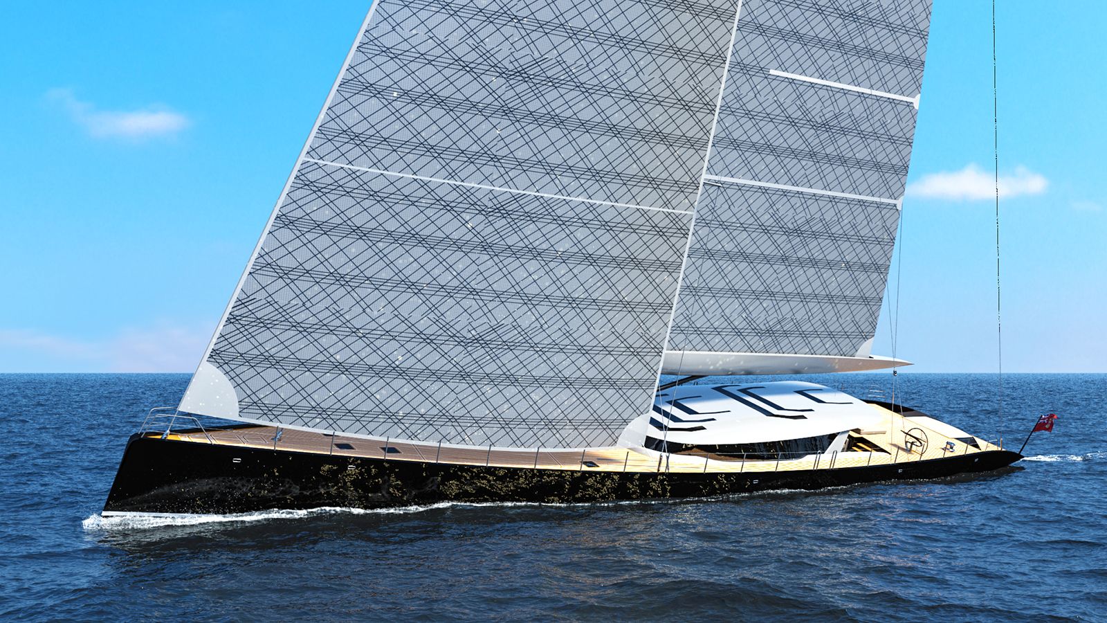 New 50m sloop concept from Ferrari Franchi